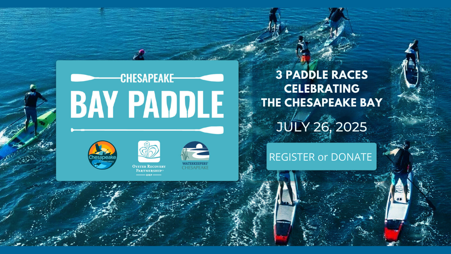 Bay Paddle - July 26 - Waterkeepers Chesapeake
